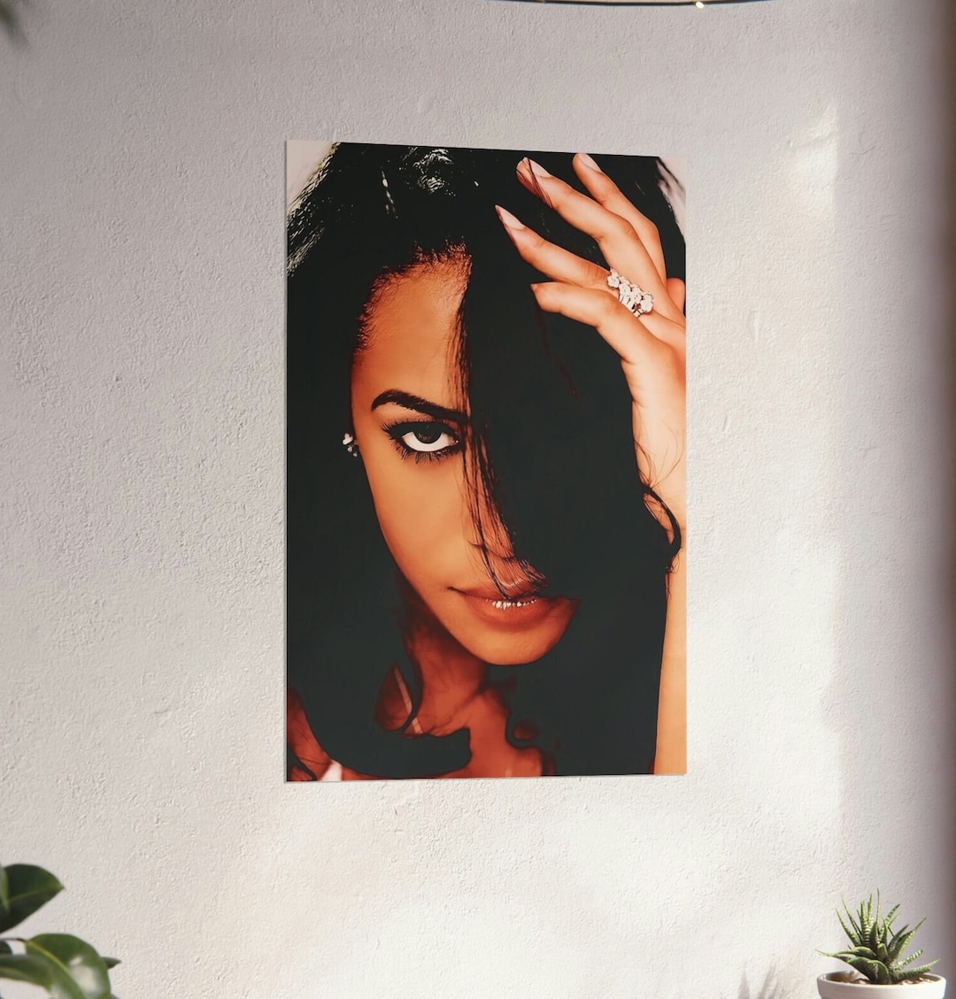 The Aaliyah Matte Vertical Poster, Wall Art, R&B 90s, 00s - Etsy