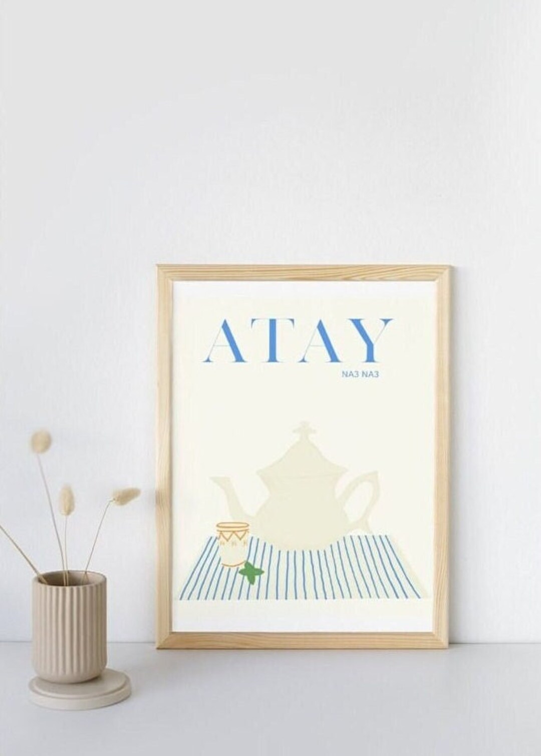 Moroccan, Tea, Mint, Atay, Print, Mediterranean - Etsy