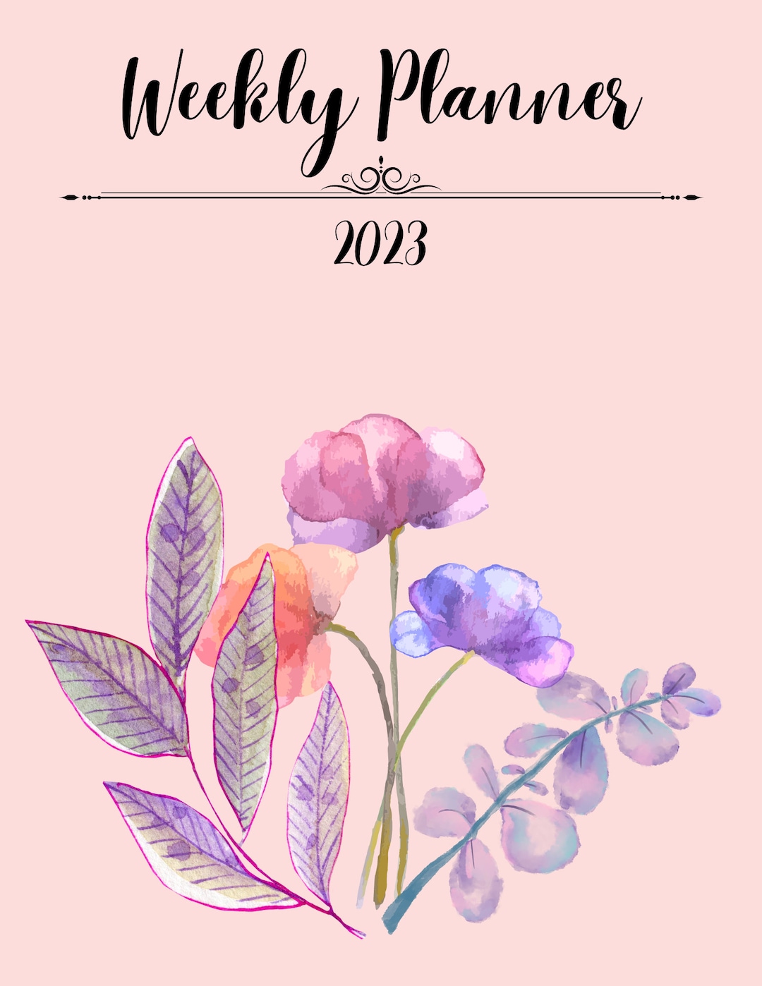 2023 Weekly Planner - Etsy