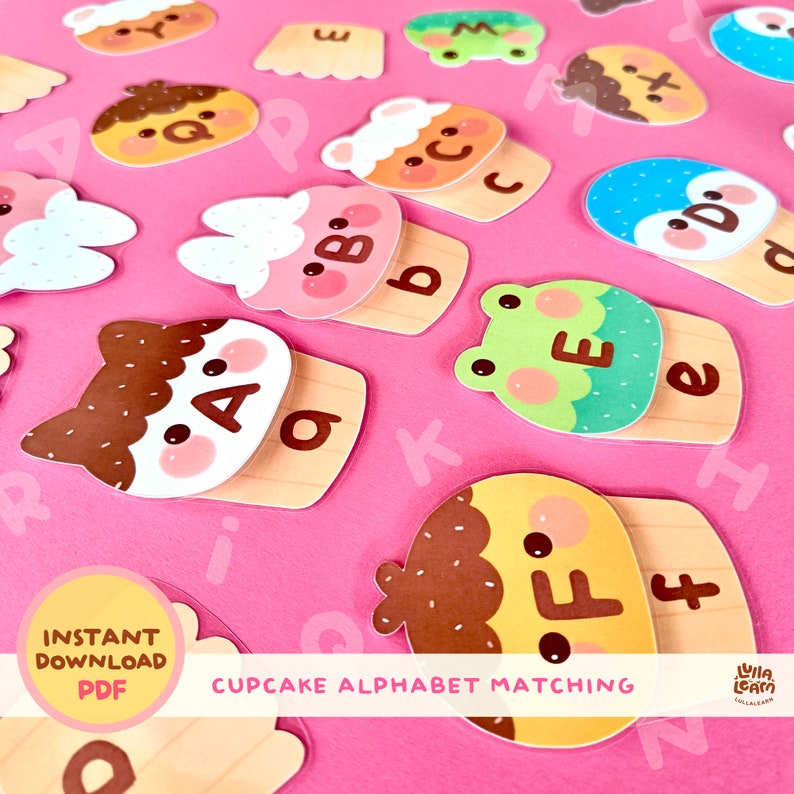 ABC Flash Cards: Alphabet Matching Printable Activity (PDF) - Etsy