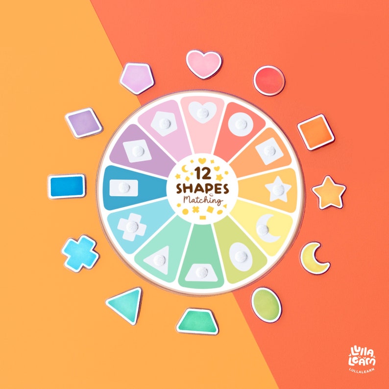 Matching Shape Printable Shapes Sorting Puzzle Activities Learning ...