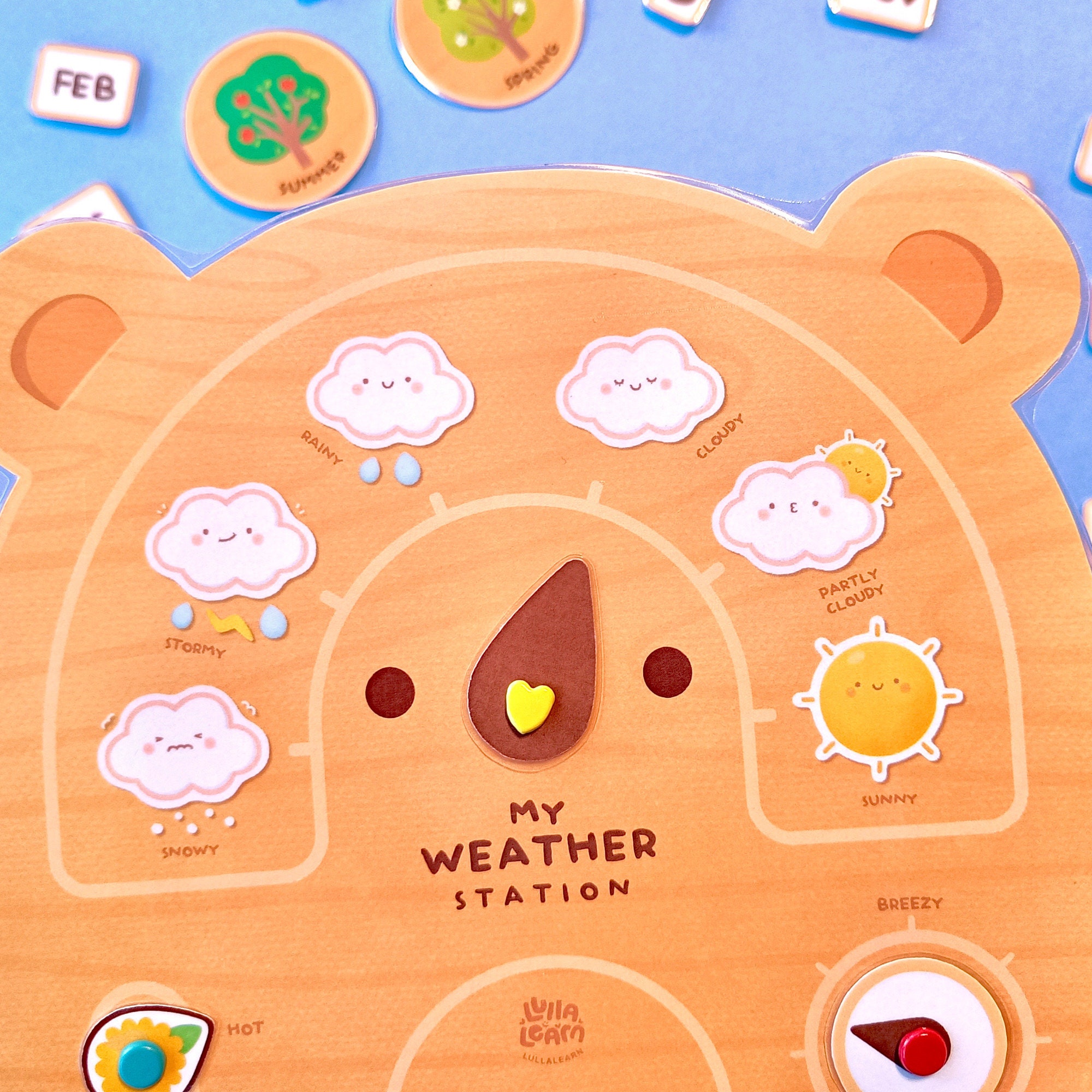 Weather Station Perpetual Calendar Printables Montessori Preschool ...