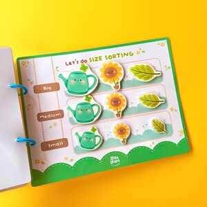 Preschool Busy Book Spring Color Matching Quiet Book Printable ...