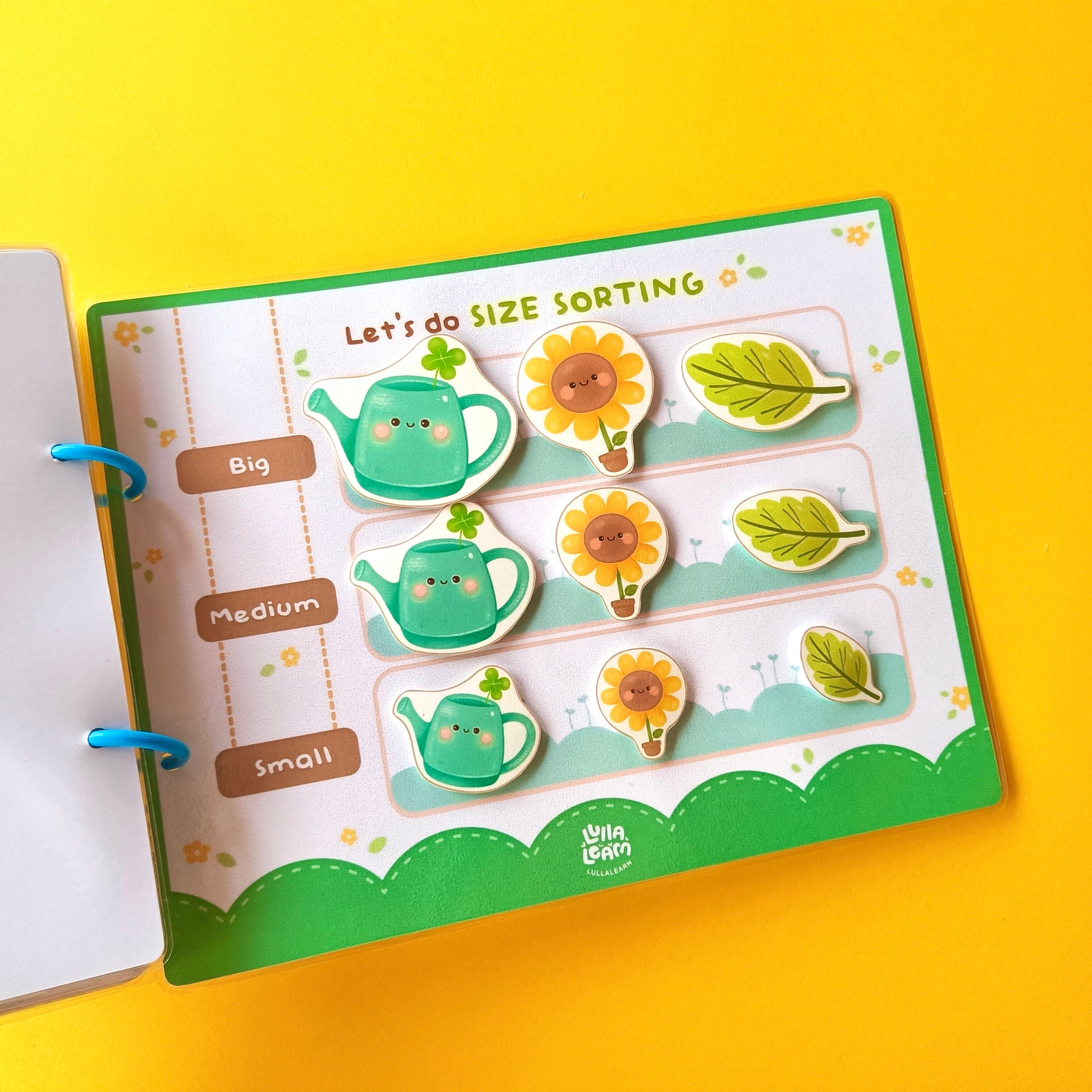 Preschool Busy Book Spring Color Matching Quiet Book Printable ...