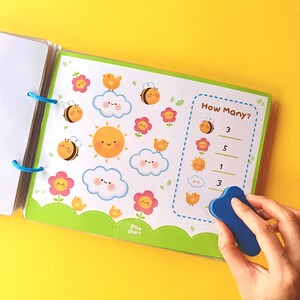 Preschool Busy Book Spring Color Matching Quiet Book Printable ...