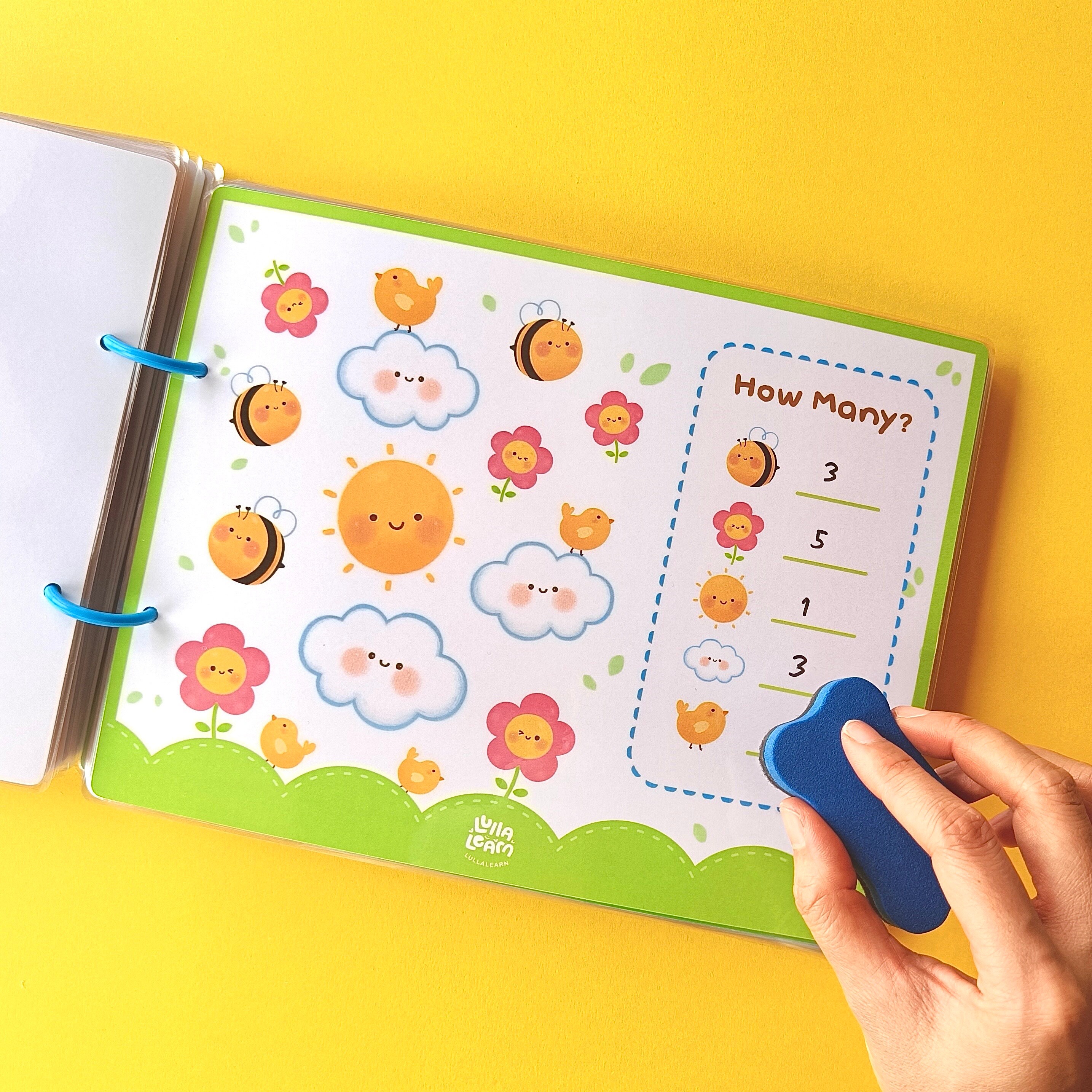 Preschool Busy Book Spring Color Matching Quiet Book Printable ...