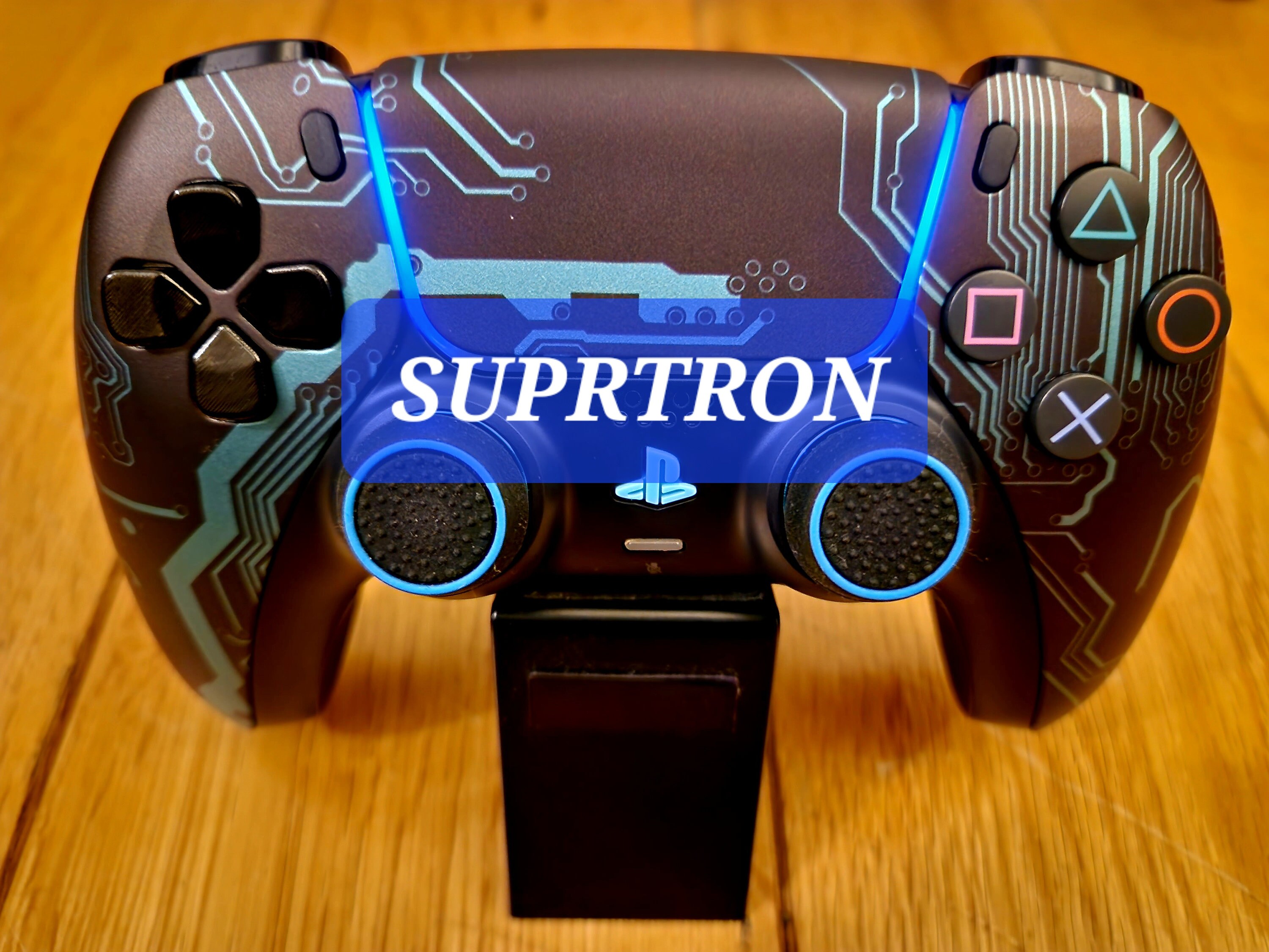 Sony Playstation 5 Custom Controller BLUE CYBERWARE PS5 Etsy