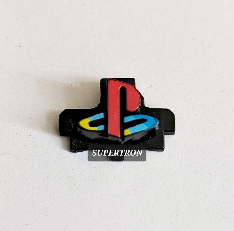 Retro Home Power Button PS5 Dualsense Controller - PS Classic Logo ...