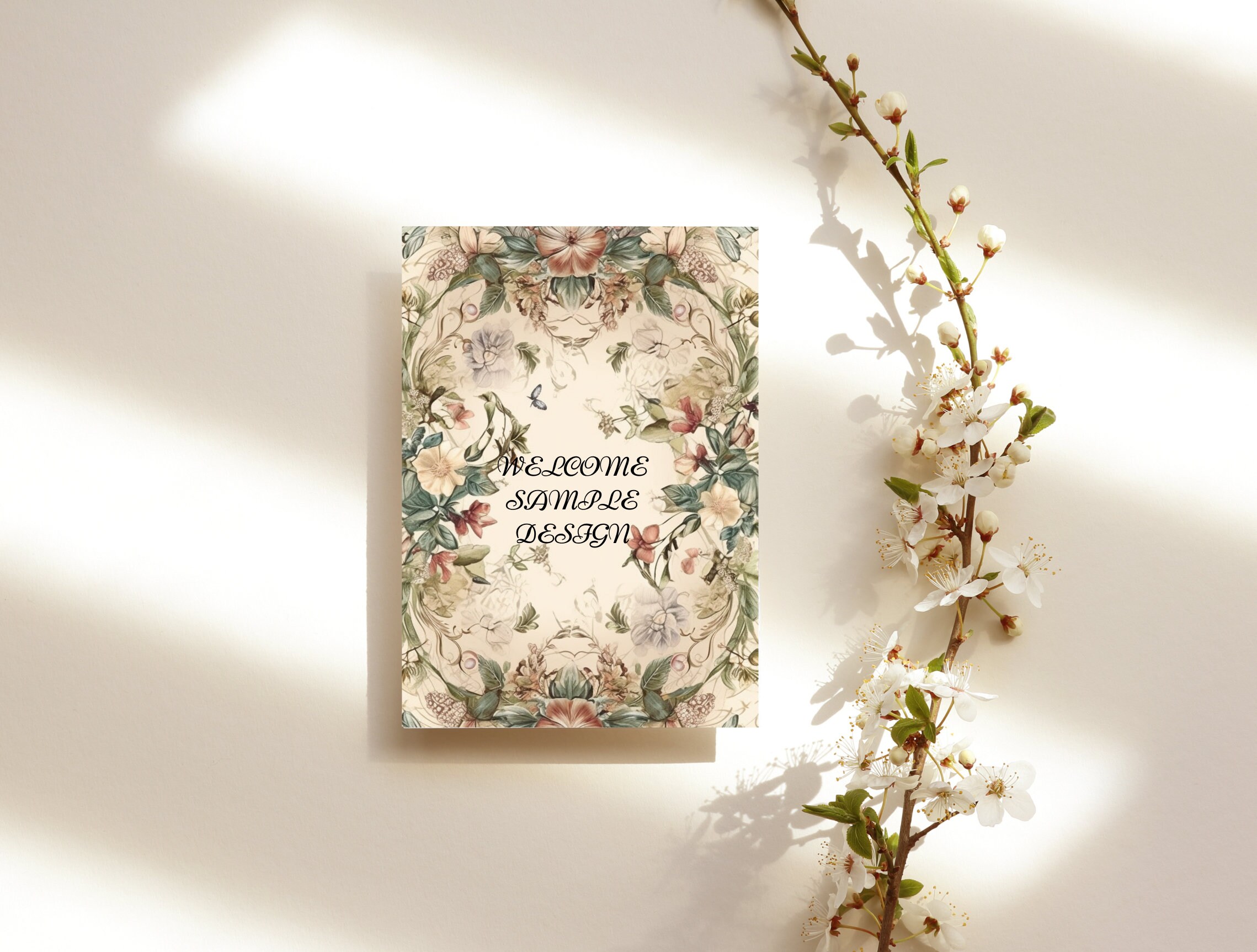 Vintage Flowers Border Digital Download 10 PNG and SVG Files Beautiful ...