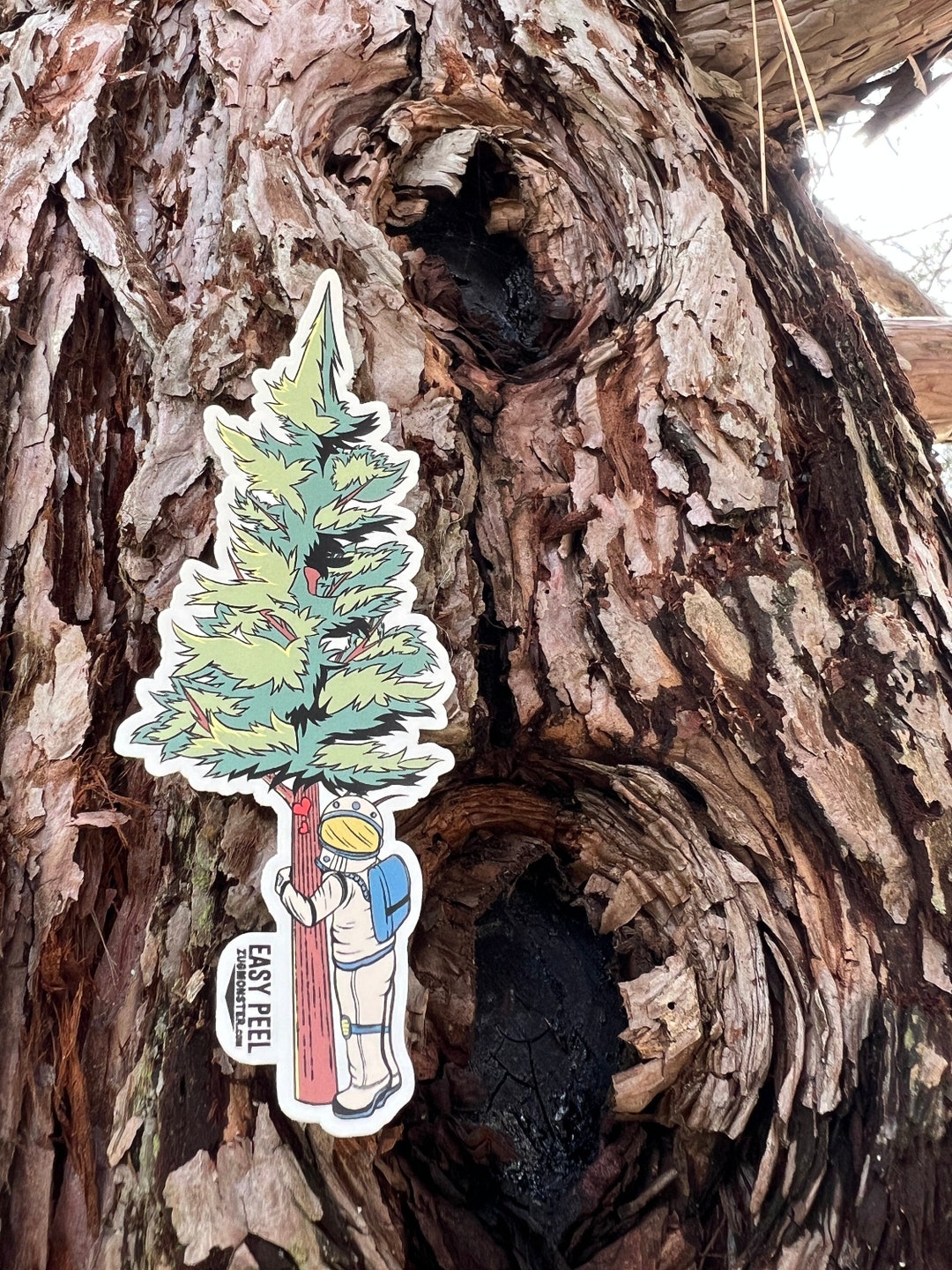 Tree Hugger Sticker - Etsy