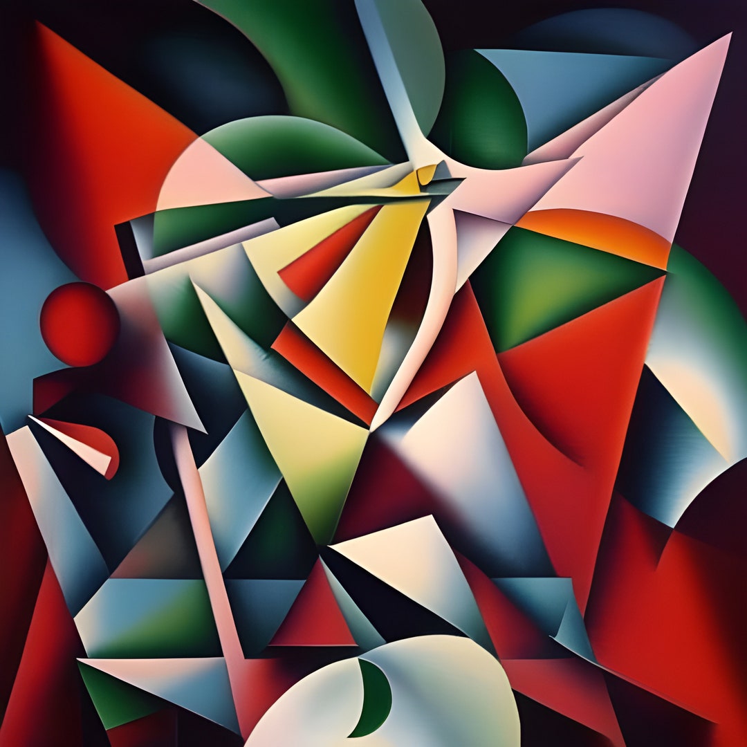 5 Cubist Designs by Kohlstaff Digital Downloads 8000x8000px - Etsy