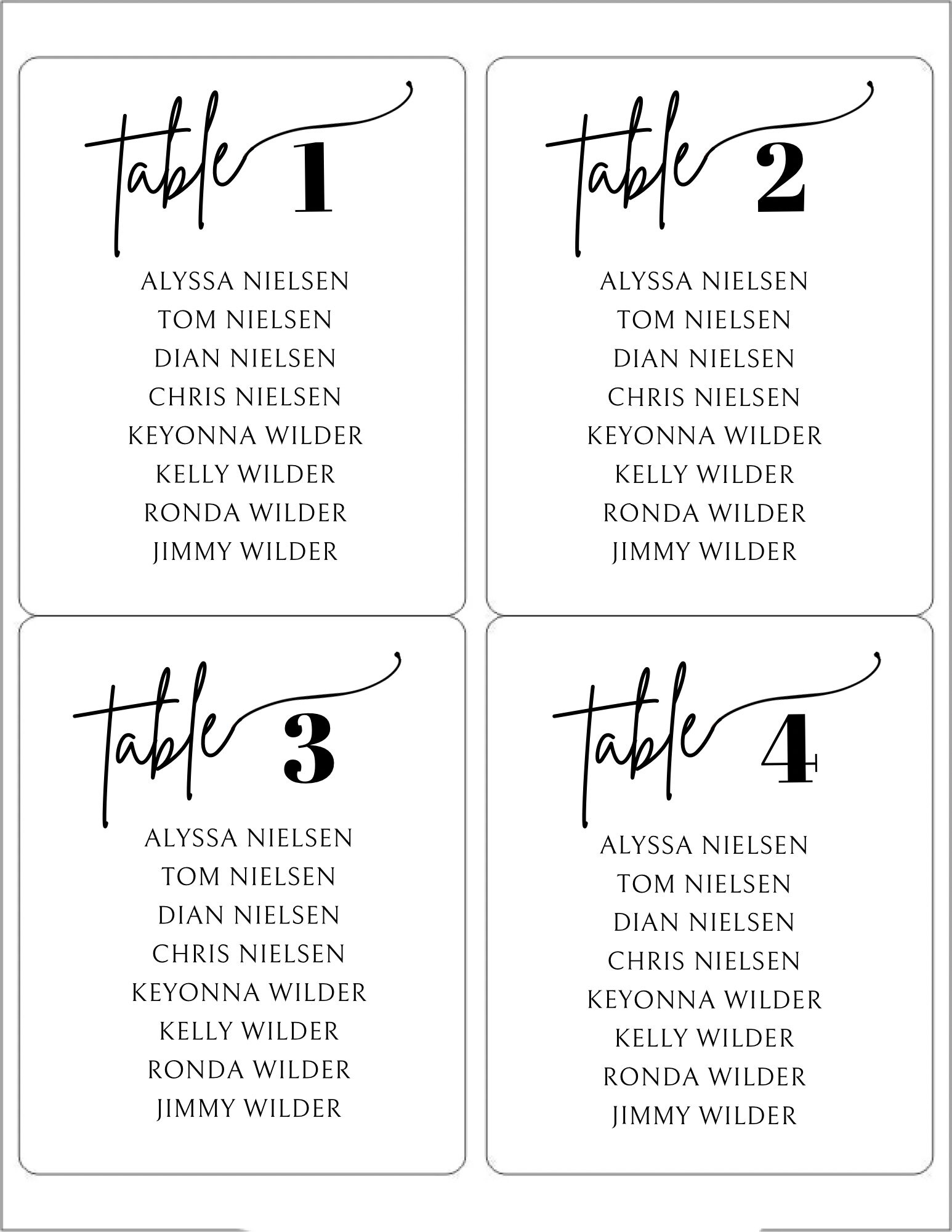 Table Seating Wine Bottle Labels, Printed Seat Labels, Wine Bottle ...