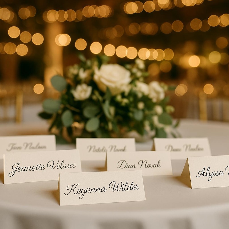 Table Name Tags - Etsy