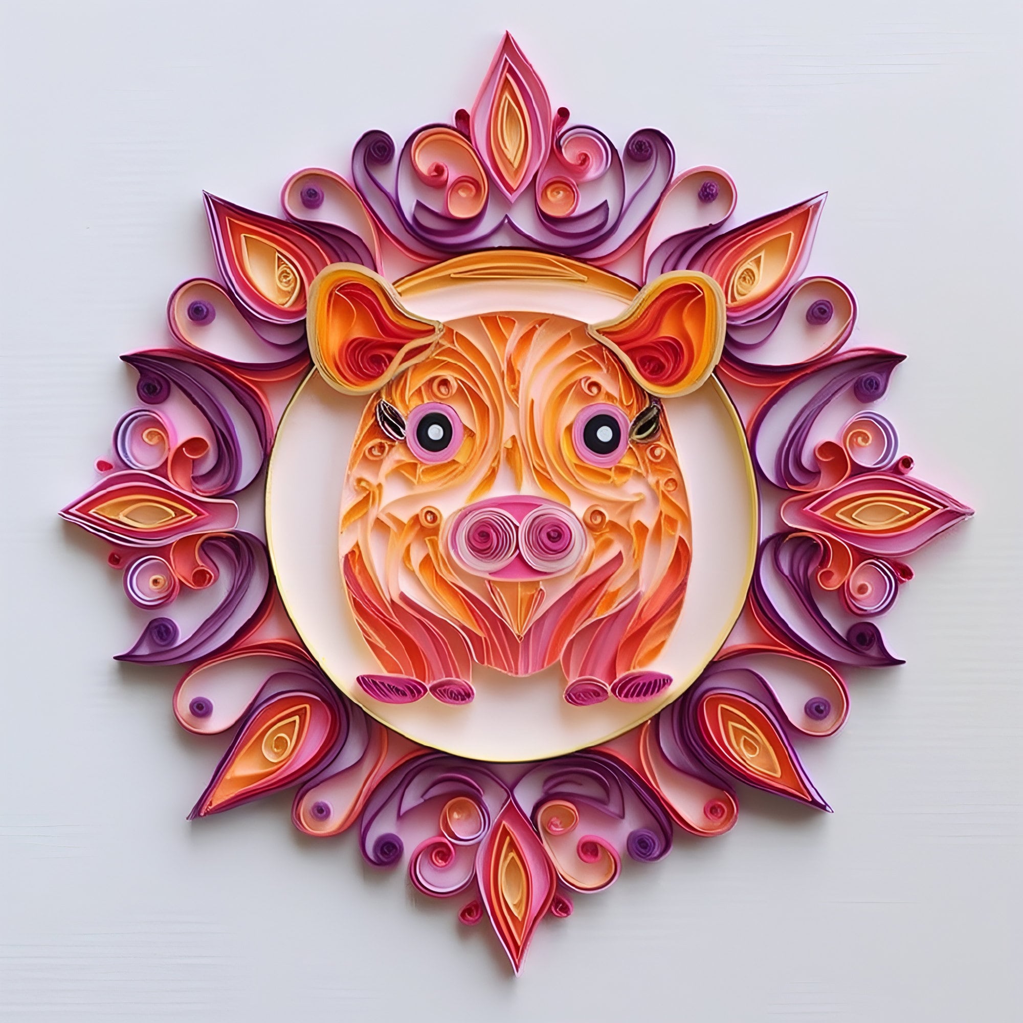 Fire Pig Chinese Zodiac Print, Nursery Art, Children Room, Wall Art ...