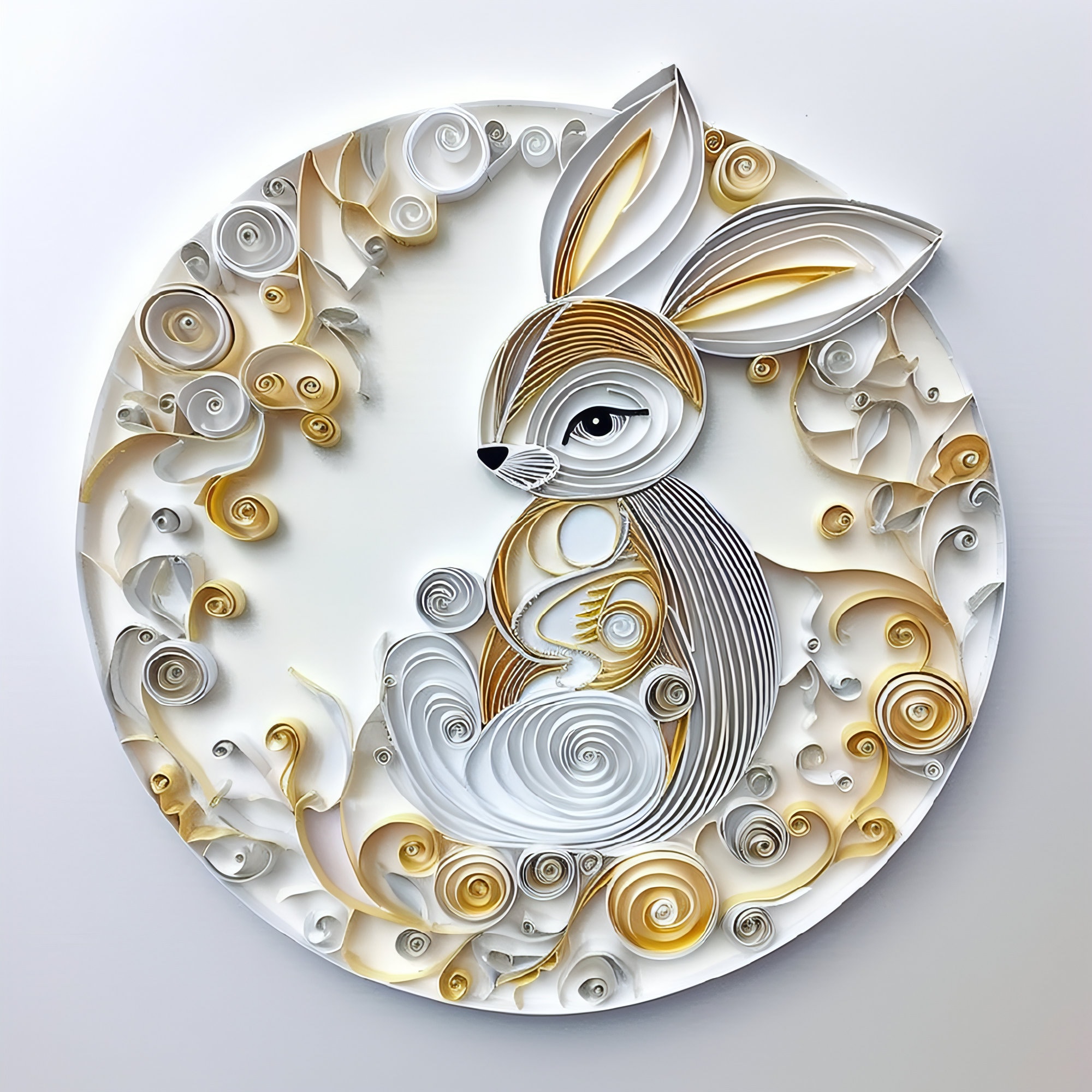 Metal Rabbit Chinese Zodiac Print, Nursery Art, Children Room, Wall Art ...