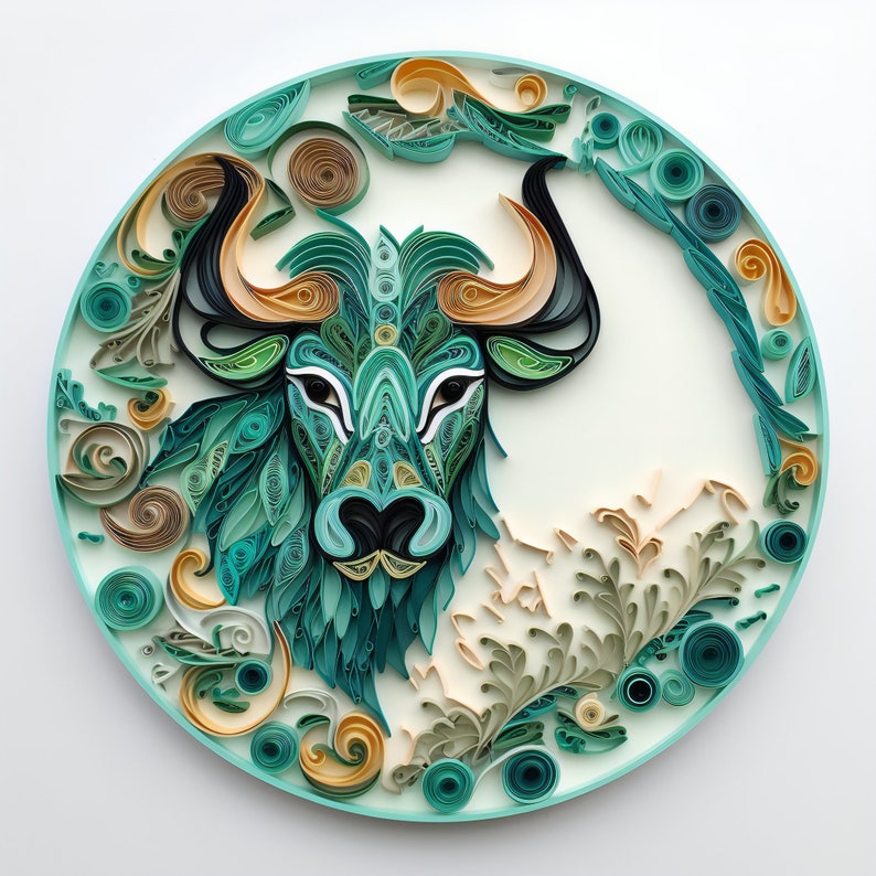 Wood Ox Chinese Zodiac Print, Nursery Art, Children Room, Wall Art ...