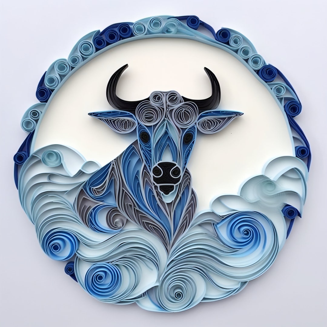 Water Ox Chinese Zodiac Print, Nursery Art, Children Room, Wall Art ...