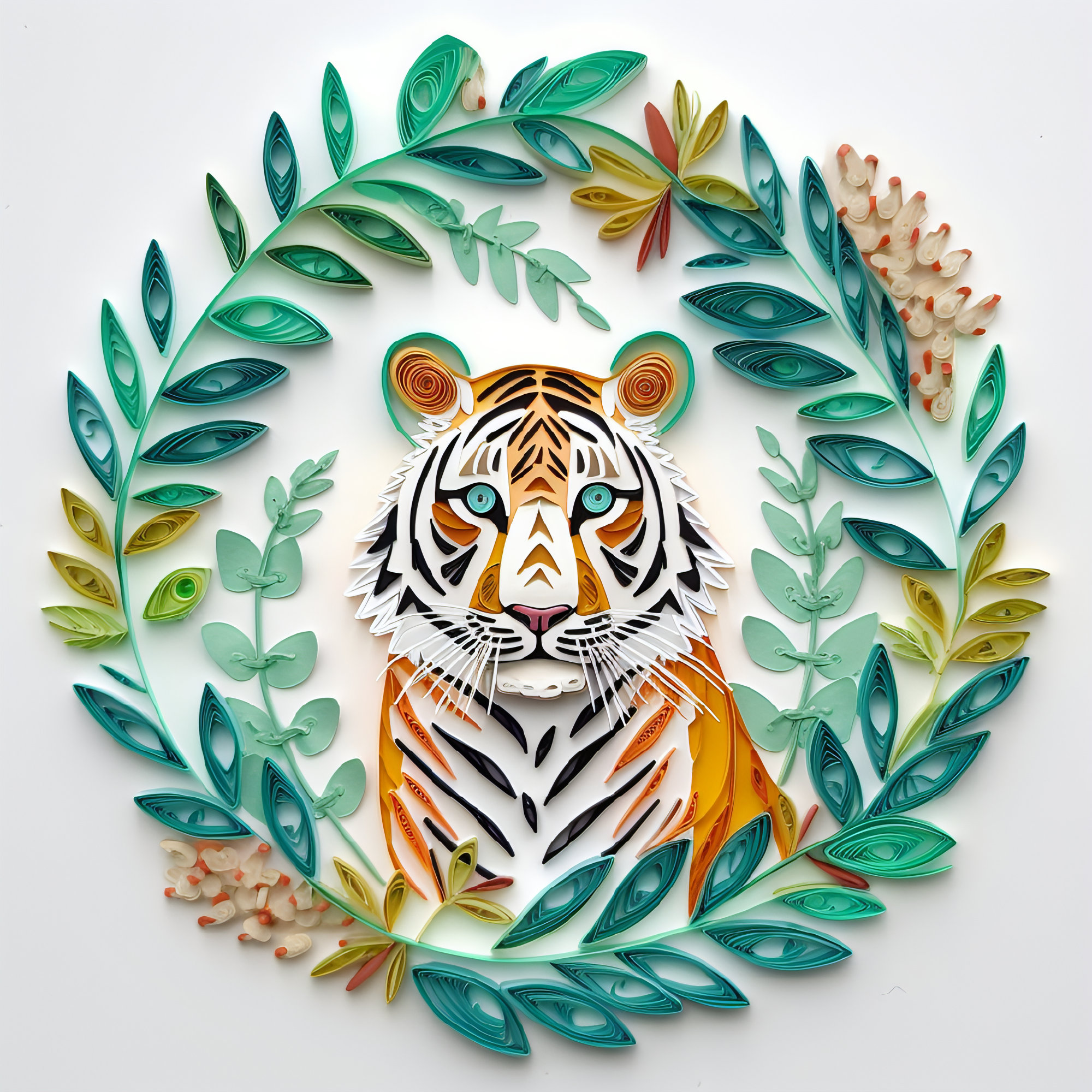 Wood Tiger Chinese Zodiac Print, Nursery Art, Children Room, Wall Art ...