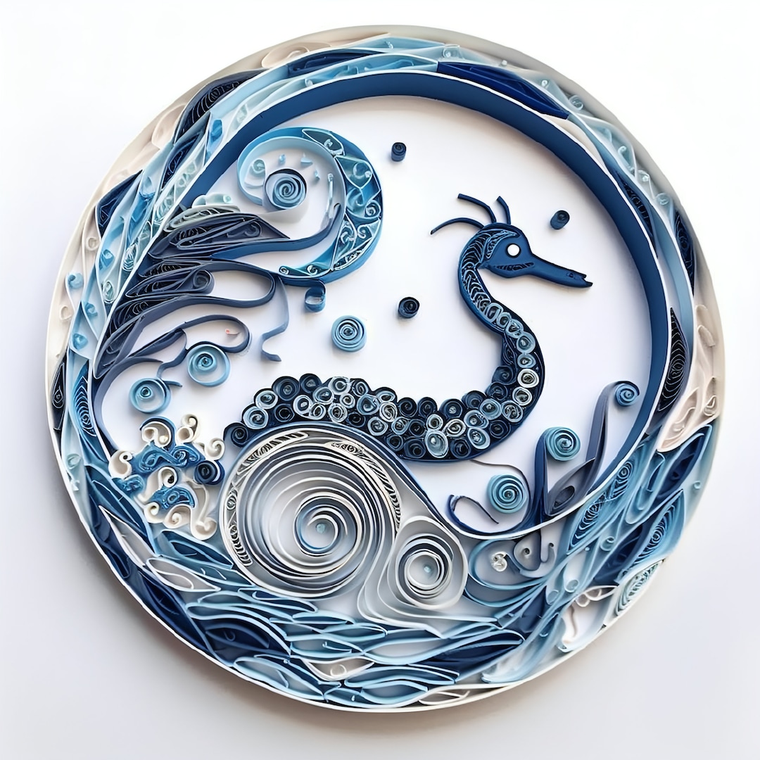 Water Snake Chinese Zodiac Print, Nursery Art, Children Room, Wall Art ...