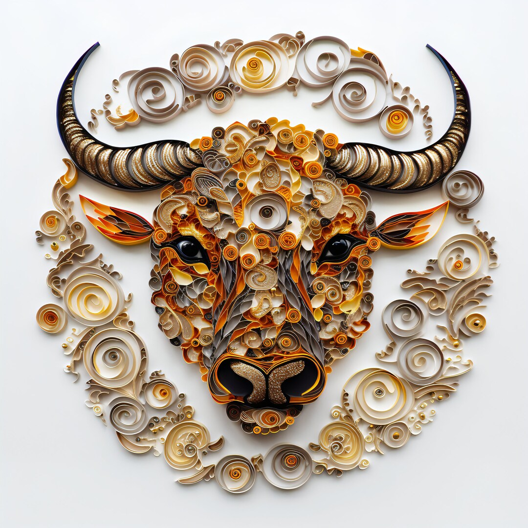 Metal Ox Chinese Zodiac Print, Nursery Art, Children Room, Wall Art ...