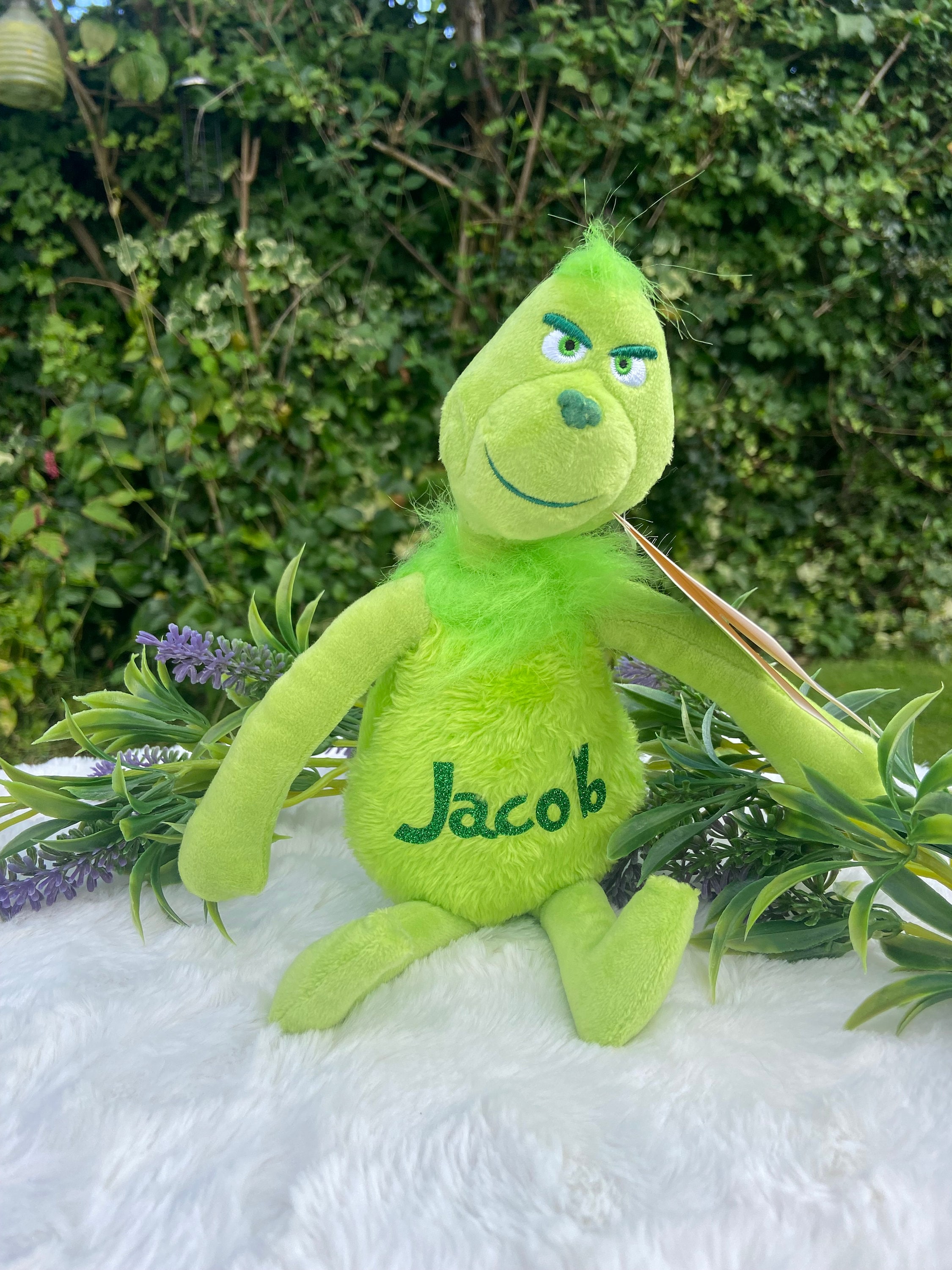 Grinch Plush Toy/ Grinch Personalised Toy/ Christmas Toy/ Grinch ...