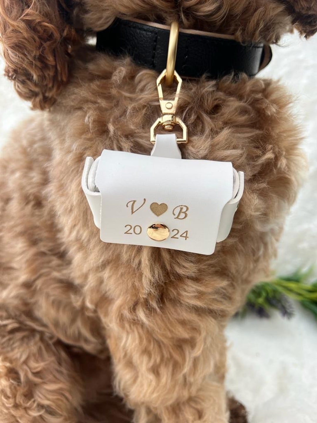 Personalised Wedding Ring Bearer Pouch for Dog/ Wedding Ring Box for ...