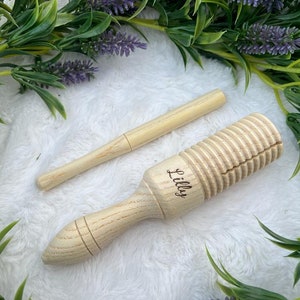 Personalised Children's Wooden Musical Instrument Set/ Wooden ...