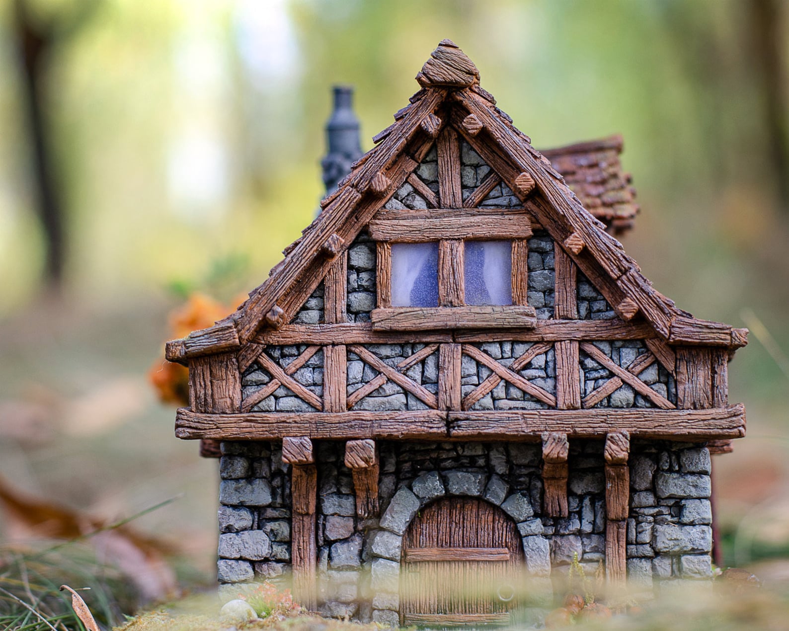 Medieval House Diorama | Cottage| Polymer Clay - Etsy
