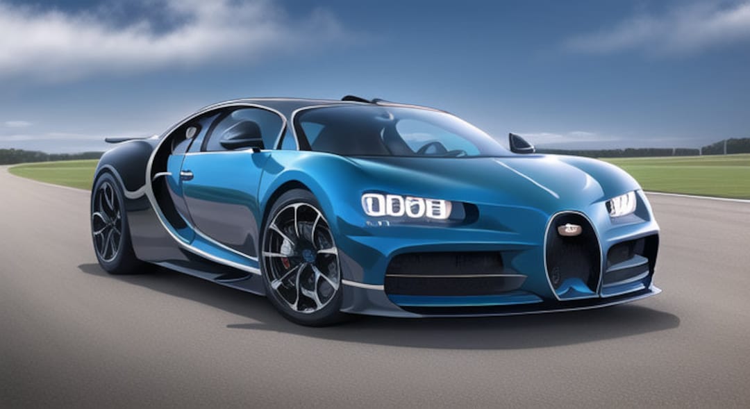 Bugatti Chiron 3 X Anime Style Digital Prints - Etsy