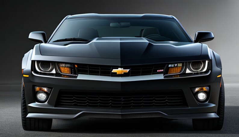 Chevrolet Camaro Front View 3xdigital Prints for Download - Etsy
