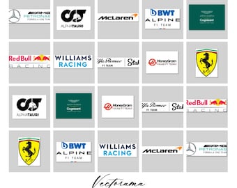 2024 F1 Formula 1 Team Logo Instant Digital Download Ai, Eps, Pdf, Svg ...