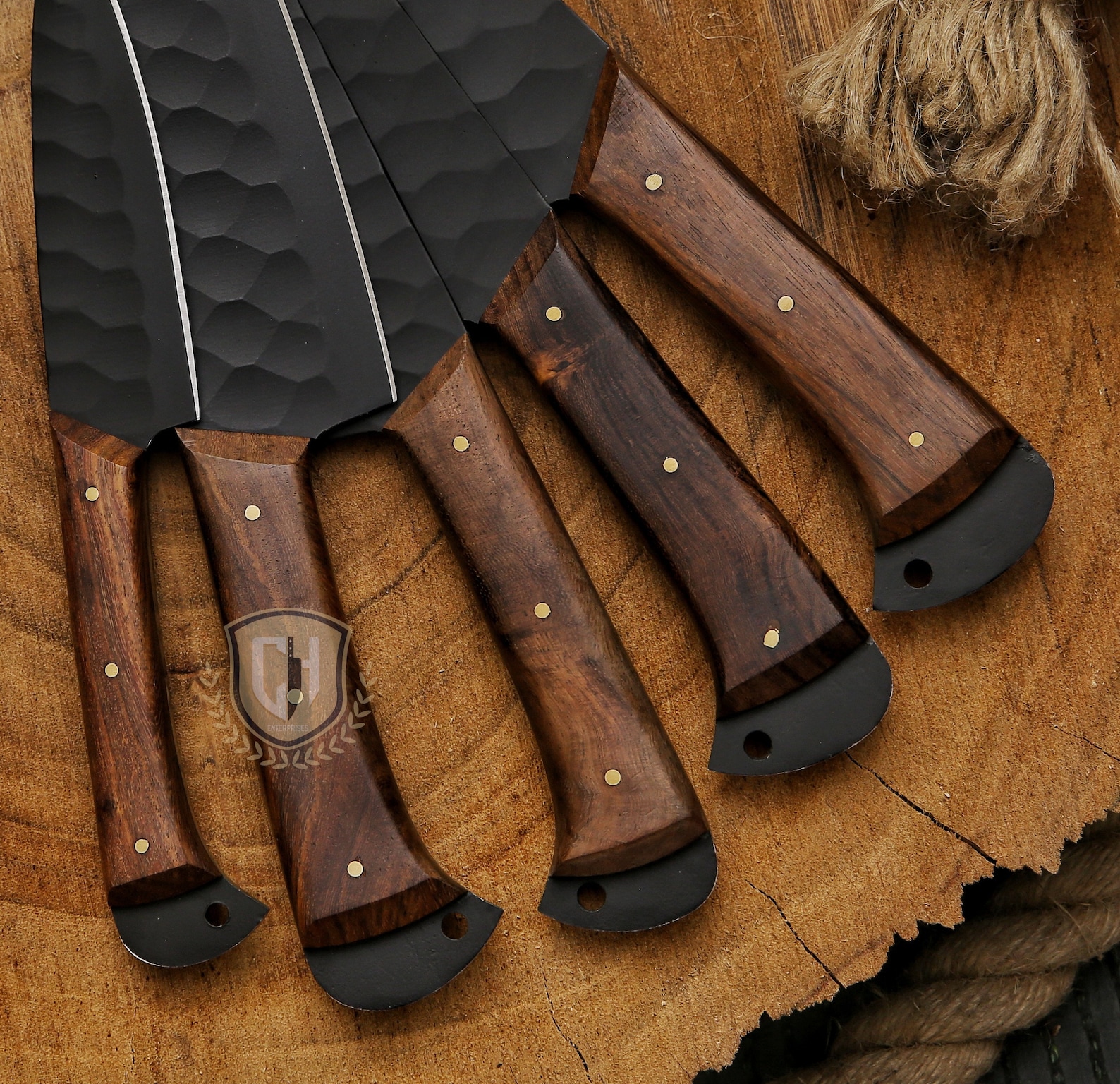 Handmade D2 Steel Knife Set | Chef Knife Set | Custom Knife Set | Gift ...