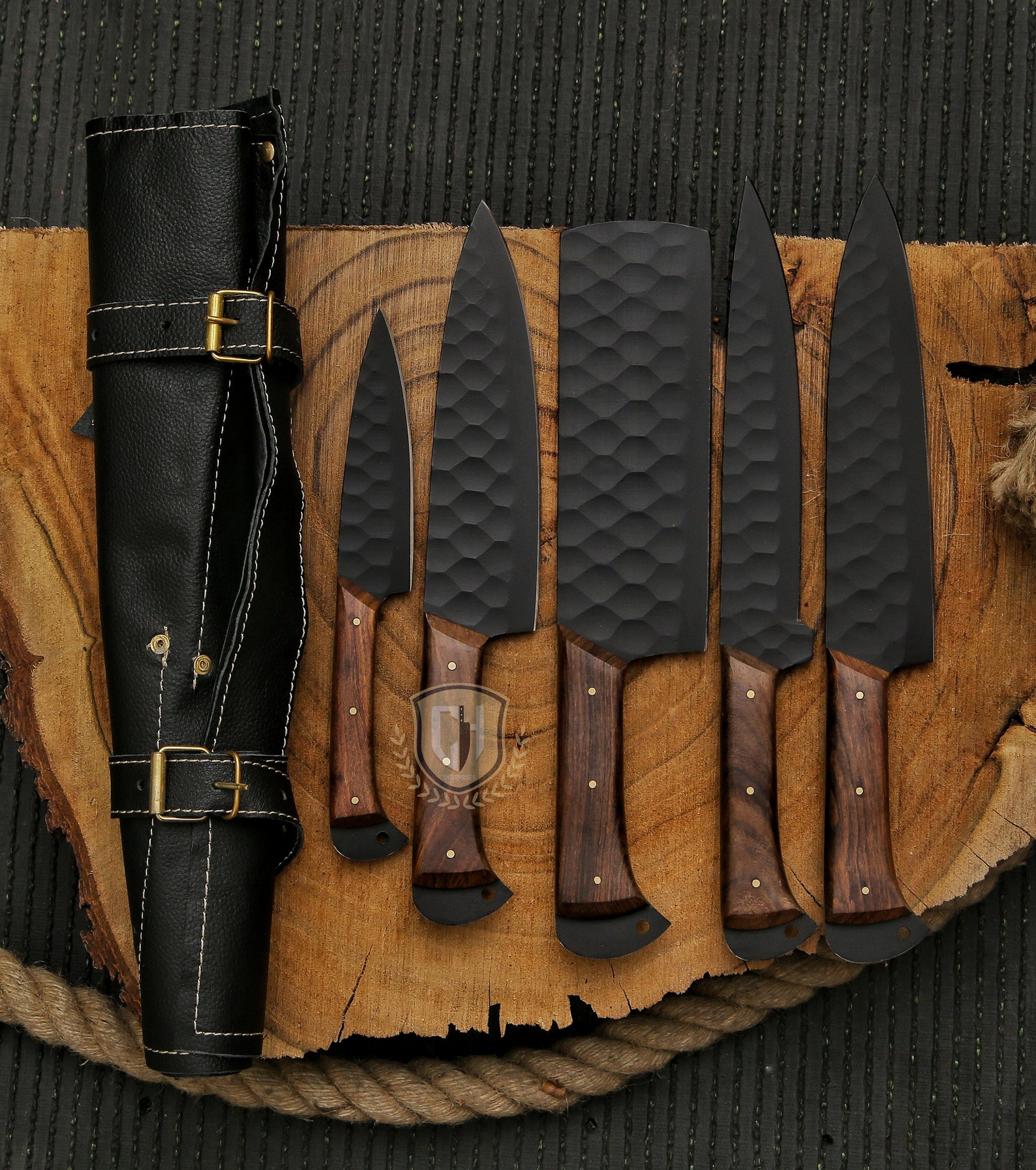 Handmade D2 Steel Knife Set | Chef Knife Set | Custom Knife Set | Gift ...