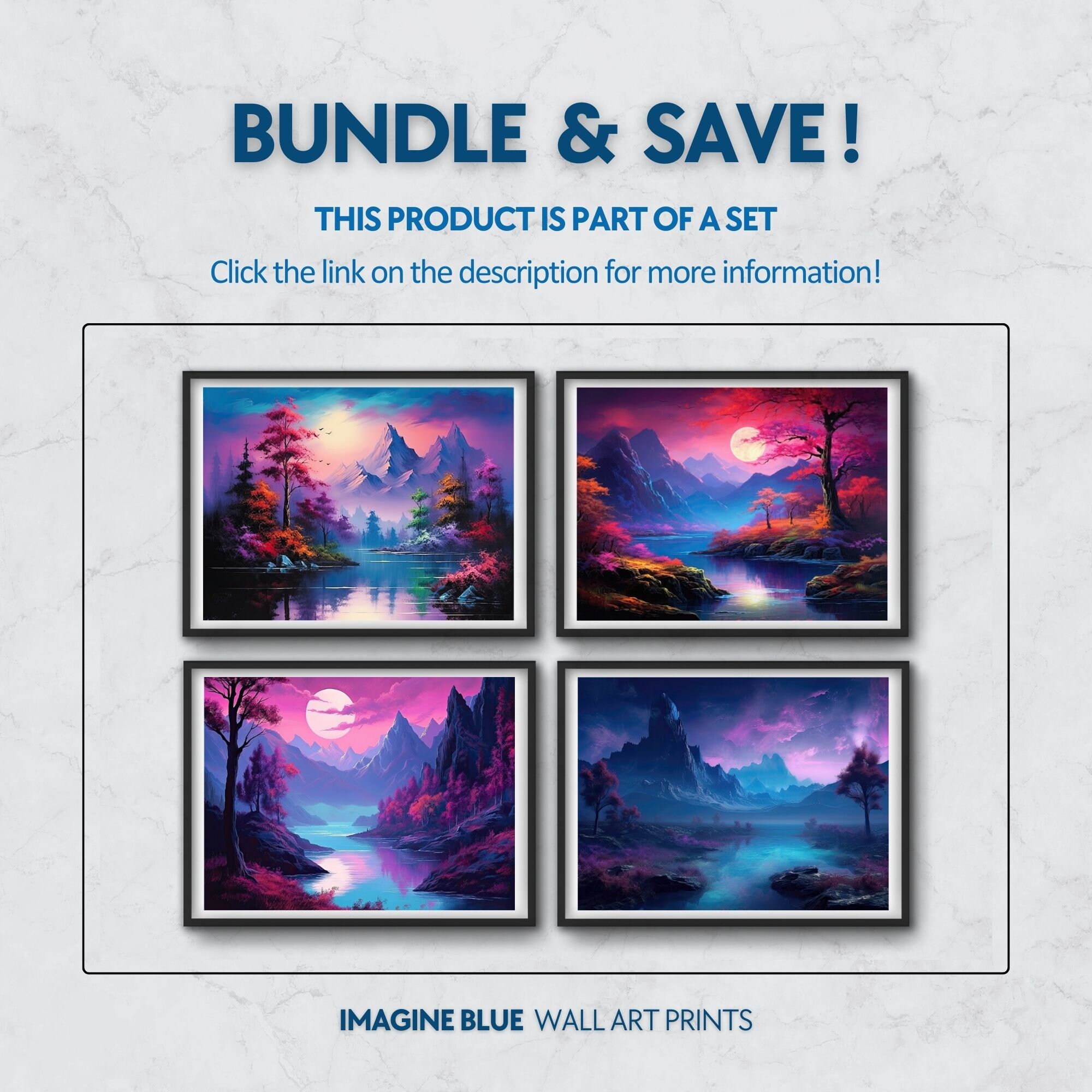 Fantasy Wall Art Landscape Print Abstract Wall Art Printable - Etsy