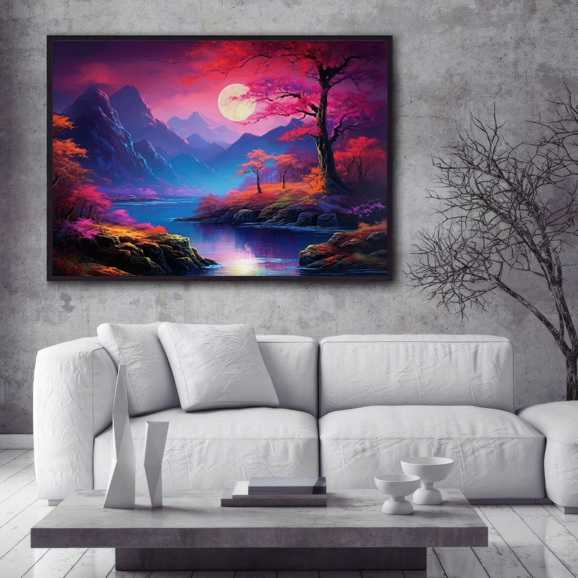Fantasy Wall Art Landscape Print Abstract Wall Art Printable - Etsy