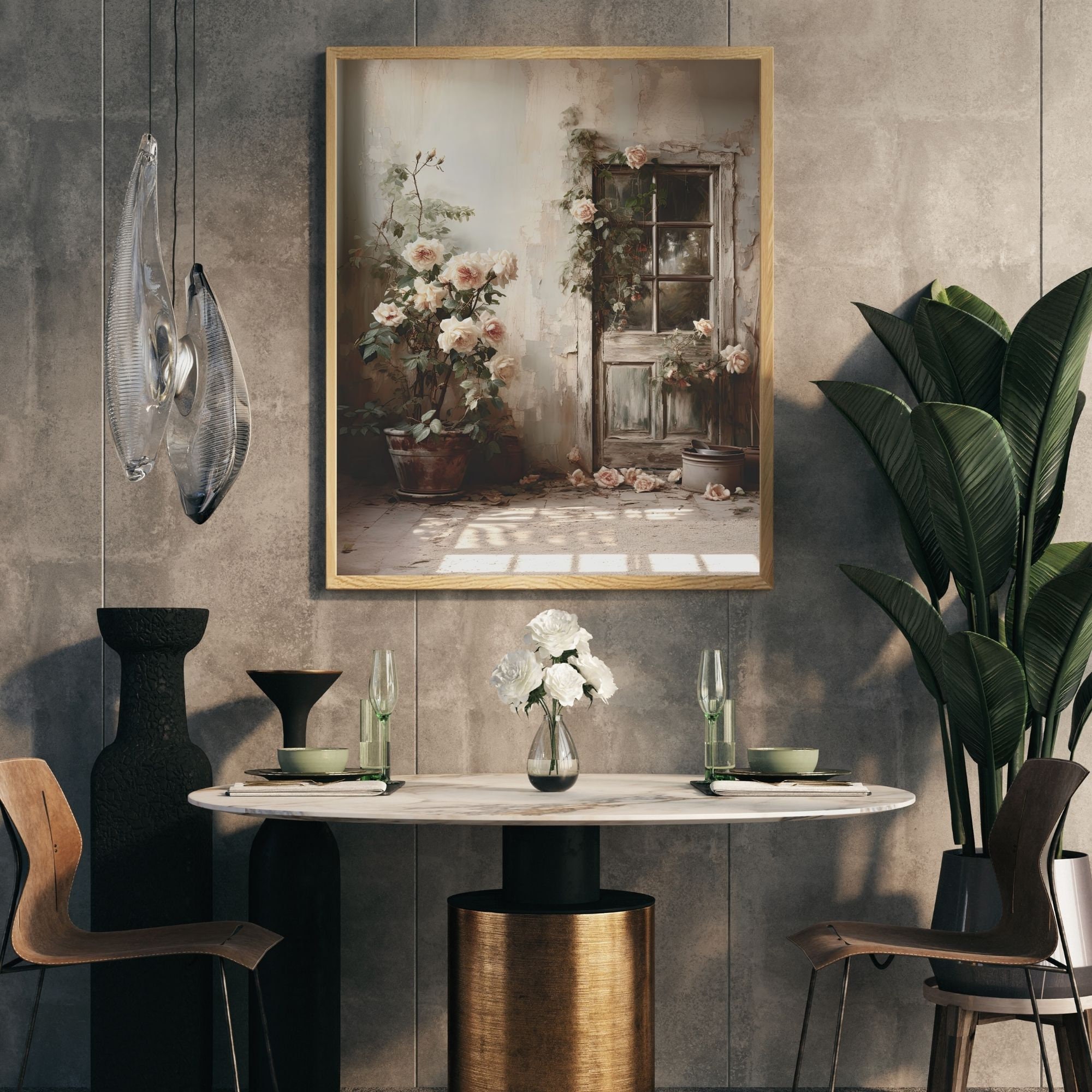 French Farmhouse Wall Art Printable Vintage Aesthetic Room - Etsy