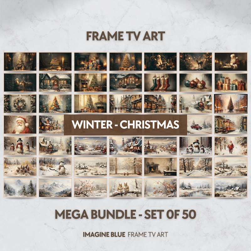 Kinkade Winter Art - Etsy