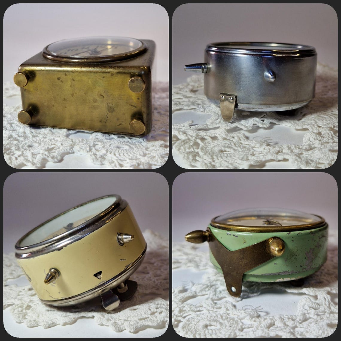 Vintage Mechanical Alarm Clocks Retro Grandpa Clocks Vintage Alarm ...