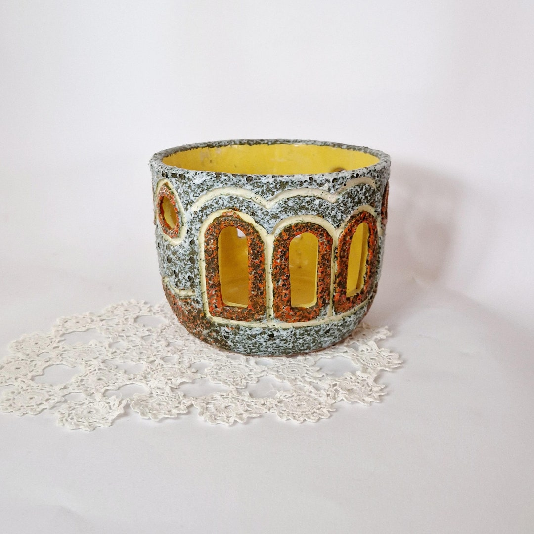 Vintage Handmade Ceramic Planter Pot Made by Peshidekúti Ceramics ...