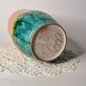 Mid-century Ceramic Vase Retro Drip-glaze Vase by Béla Mihály Vintage ...