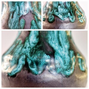 Vintage Ceramic Vase Mid-century Hungarian Ceramics Vintage Fat Lava ...