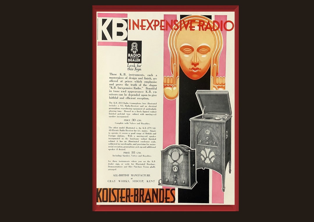 1931 RADIO ORIGINAL ADVERTISEMENT Art Deco the Sphere - Etsy