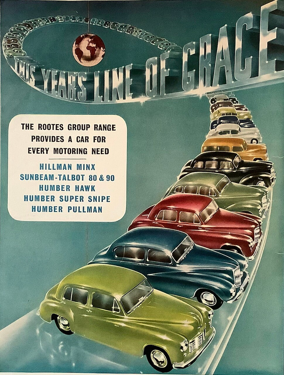 1949 ROOTES MOTORCARS Original Advertisement - Etsy