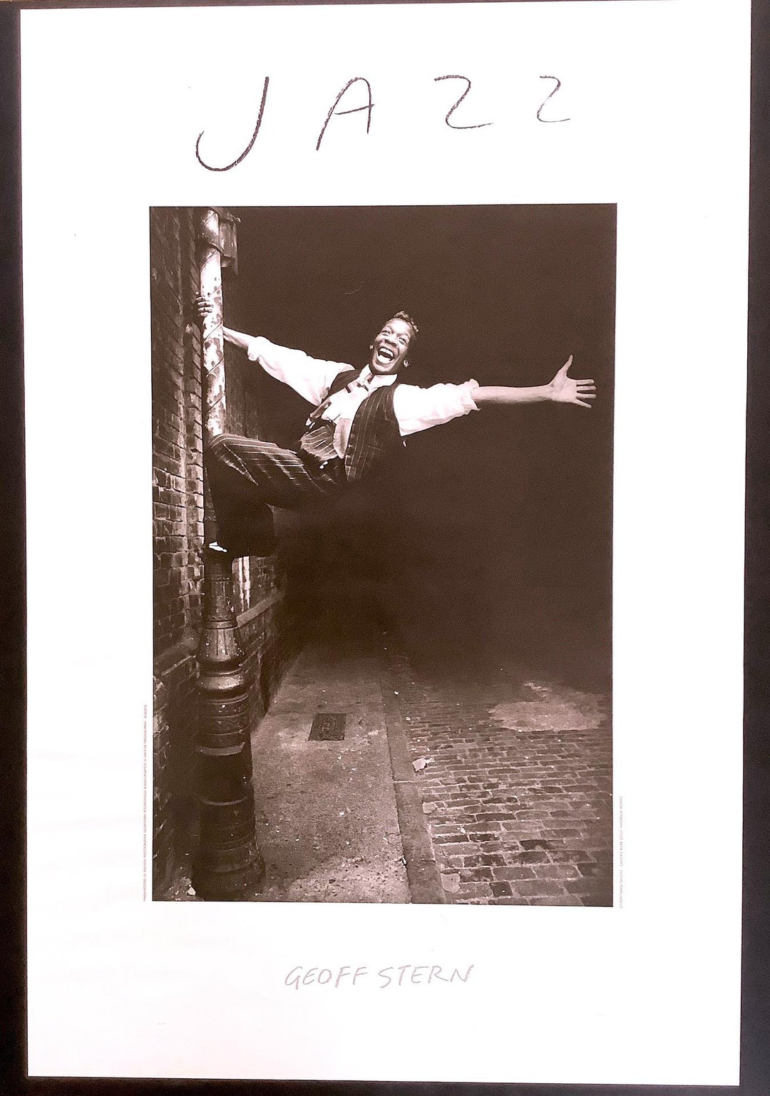 1985 JAZZ by Geoff Stern ORIGINAL Poster - Etsy