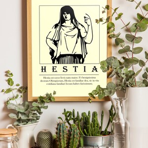 Poster of the Goddesses Helios, Hera and Hestia|| Printable Design - Etsy