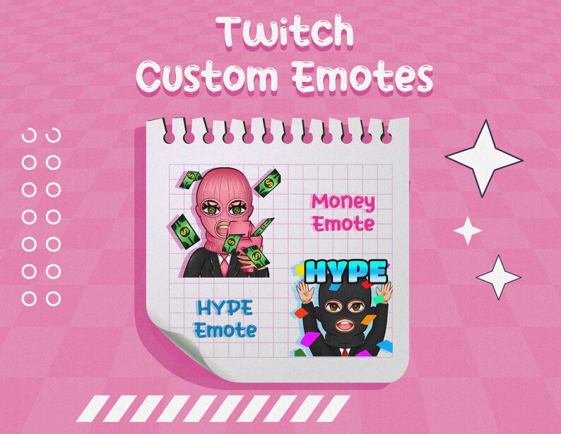 2 Pcs ||| Emote Design for Boys and Girls - Etsy
