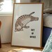 Funny Office Decor Cute Cat Print Work From Home Poster Trendy Kitten ...