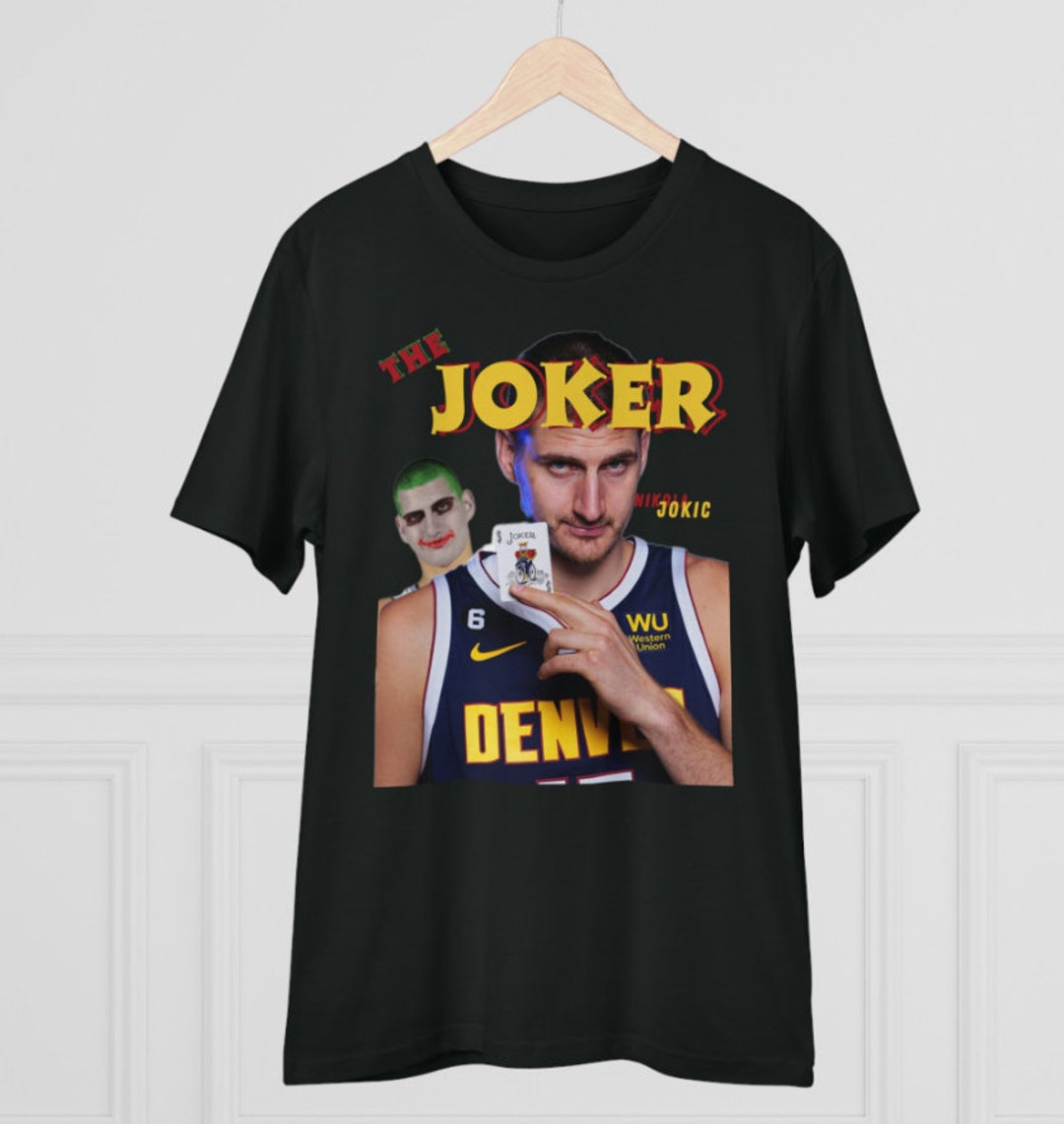Nikola Jokic Shirt Nikola Jokic Basketball Shirt the Joker - Etsy