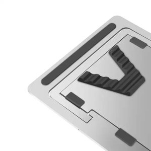 Foldable Laptop Tablet Riser Stand Silver for Office Desk - Etsy