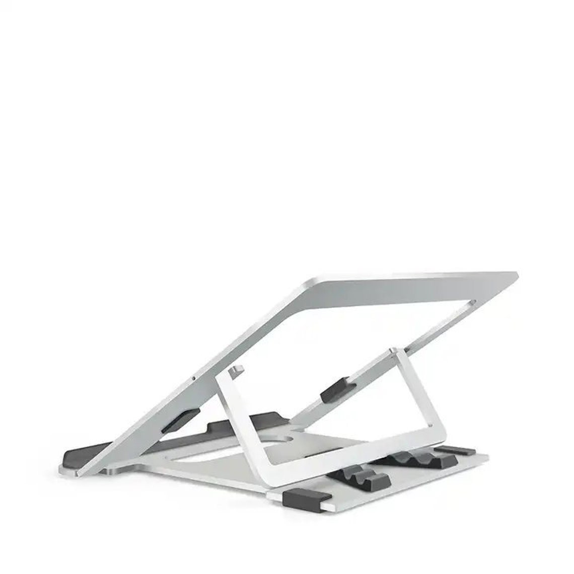 Foldable Laptop Tablet Riser Stand Silver for Office Desk - Etsy